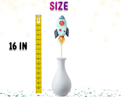 Set of 5 Rocket Centerpieces for Space-Themed Party Decor – PartyChildrens